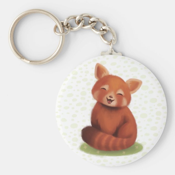 Red Panda Key Ring | Zazzle.co.uk