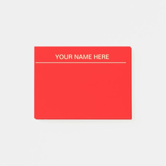 Red Post It Notes | Zazzle.co.uk
