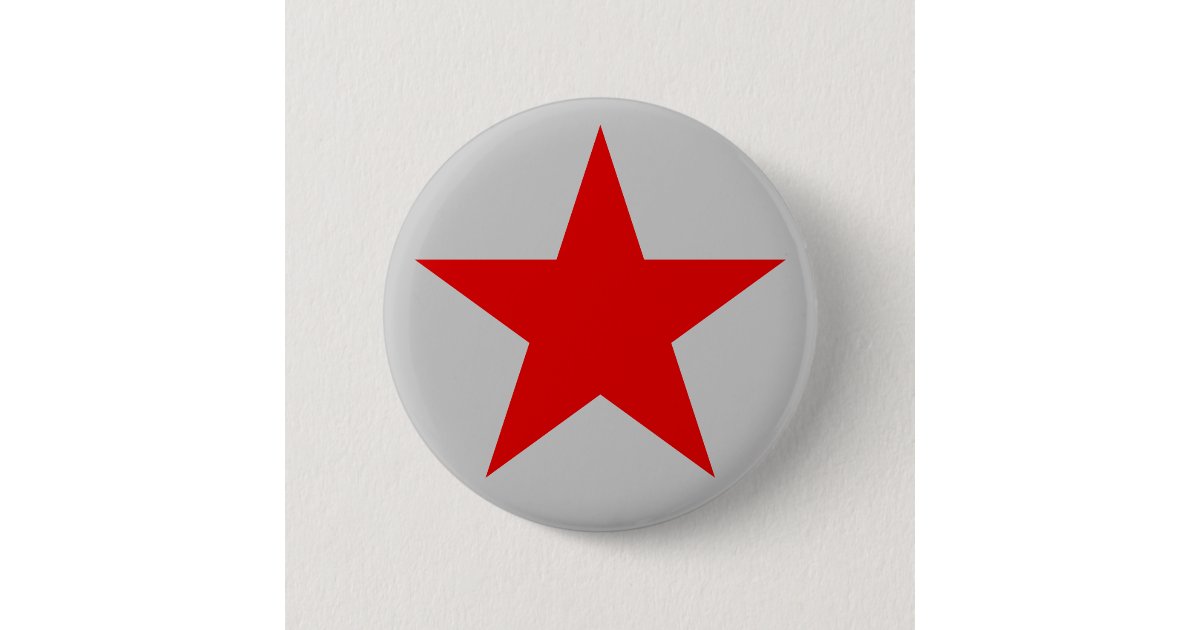 Red Star button | Zazzle