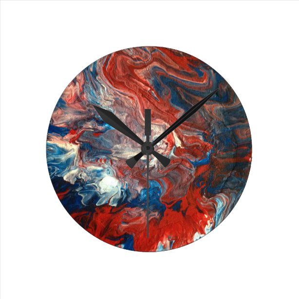 Blue Wall Clocks | Zazzle UK