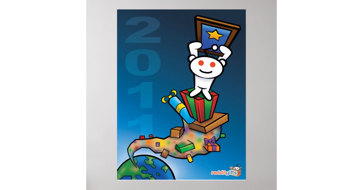 reddit Secret Santa 2011 poster | Zazzle
