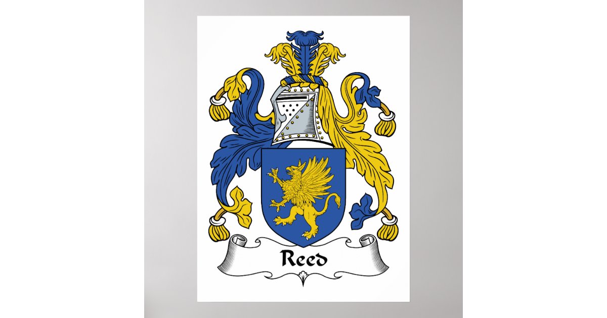 Reed Family Crest Poster | Zazzle