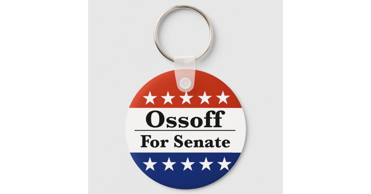 Reelect Georgia Senator Jon Ossoff in 2026 Key Ring | Zazzle
