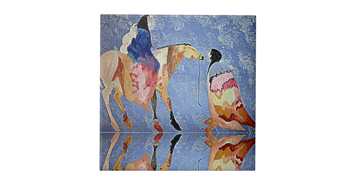 REFLECTIONS OF NATIVE AMERICANS TILE | Zazzle