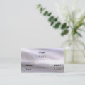 reflective metal effect business card | Zazzle