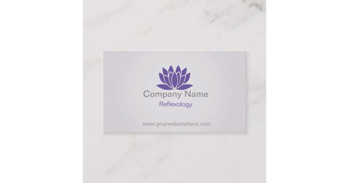 Reflexology Business Card | Zazzle