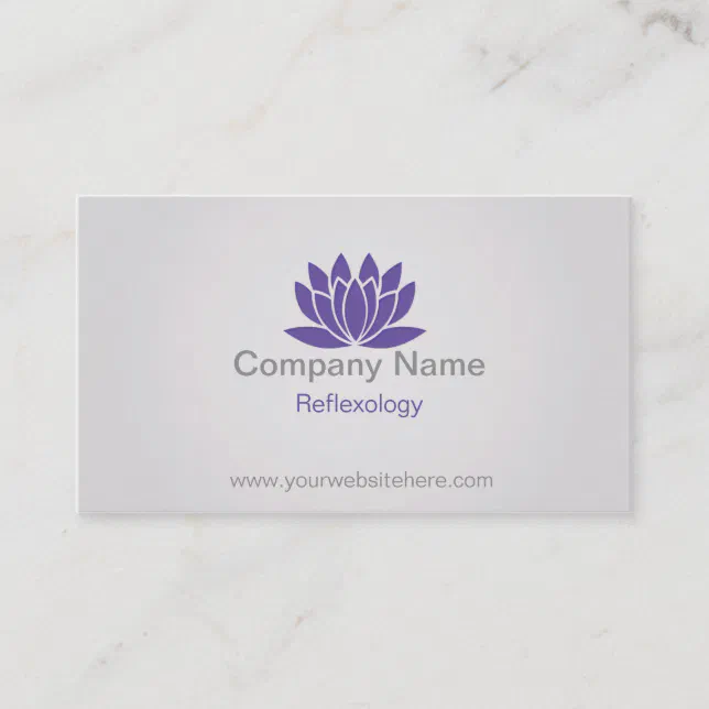 Reflexology Business Card | Zazzle