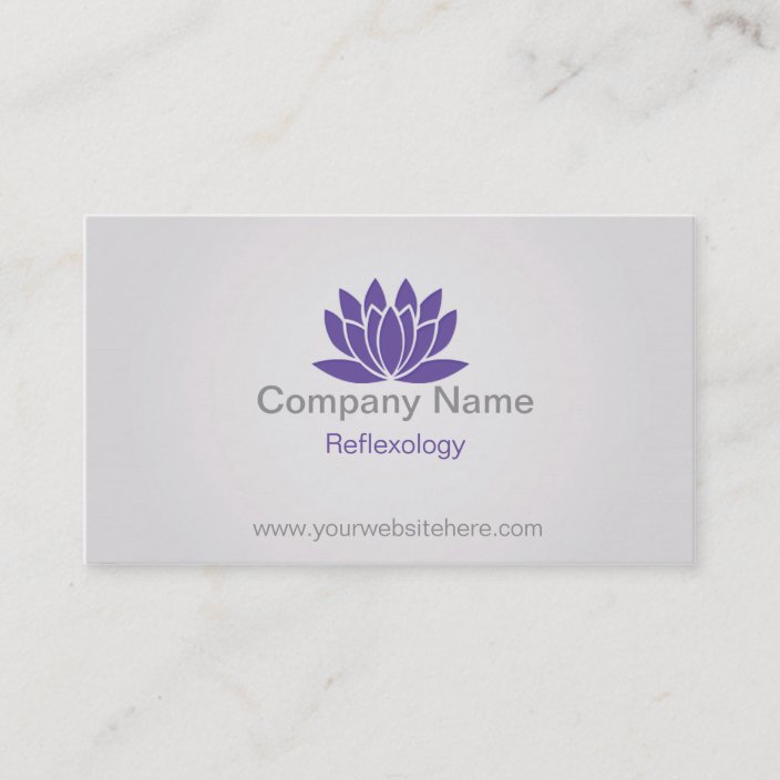 Reflexology Business Card | Zazzle.co.uk