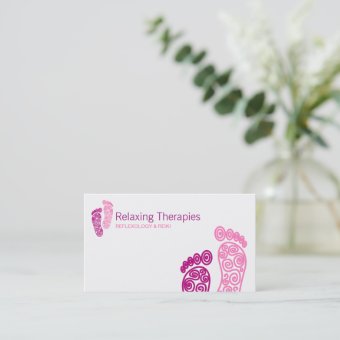 Reflexology Business Card | Zazzle