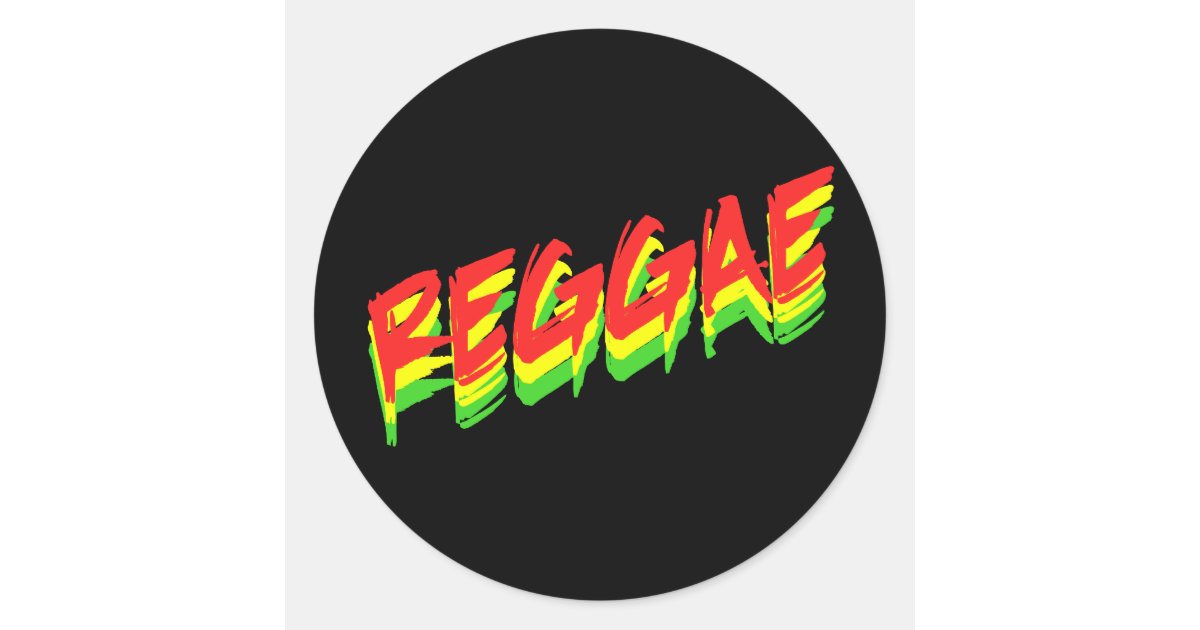 Reggae Classic Round Sticker | Zazzle