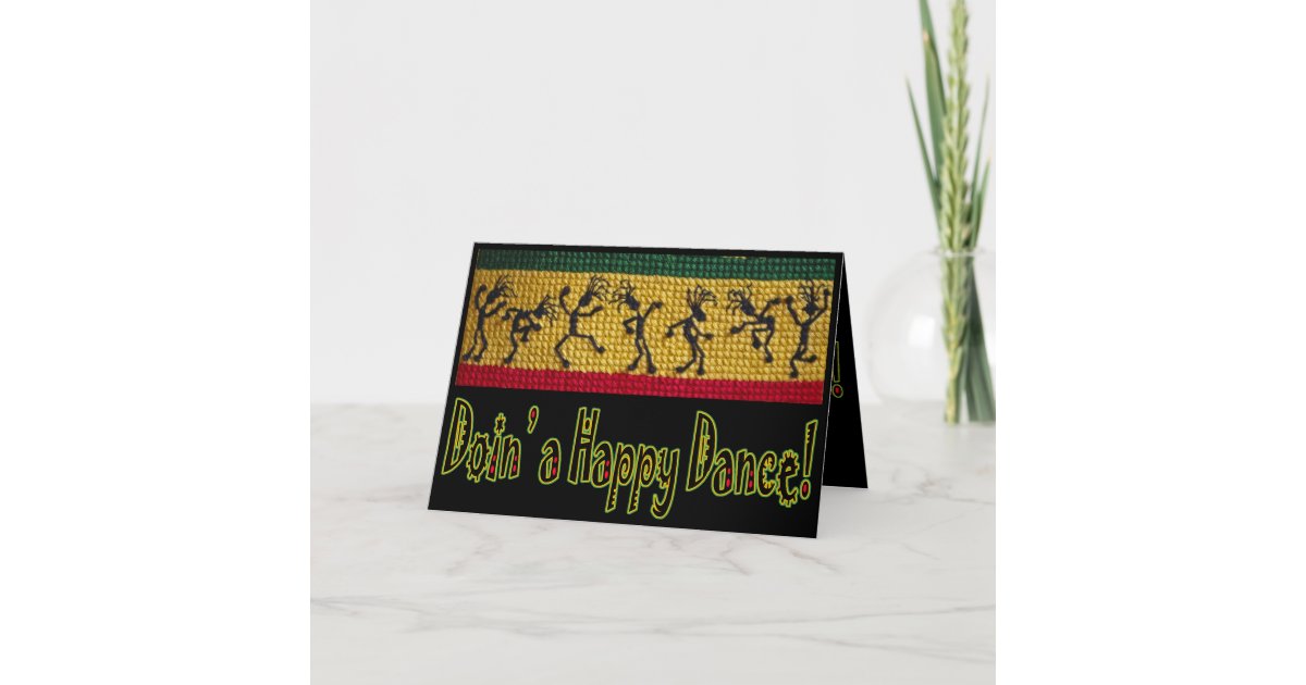reggae dance birthday card | Zazzle.co.uk