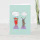 Reindeer Pose | Funny Yoga Comic Christmas Card | Zazzle