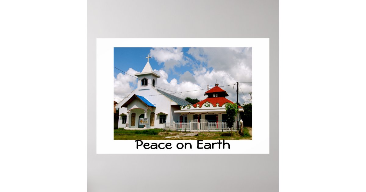 Religions Peaceful Neighbours poster | Zazzle