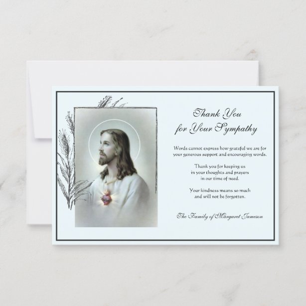 Catholic Mass Thank You Cards | Zazzle UK