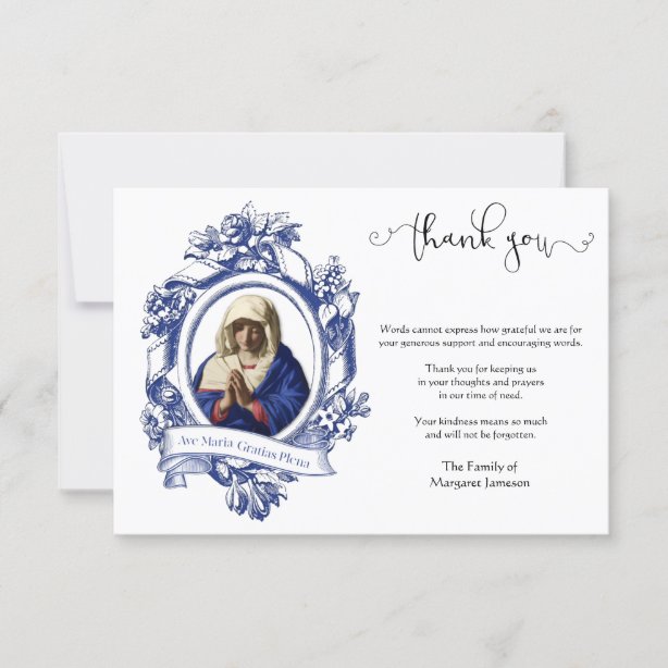 Catholic Thank You Cards | Zazzle UK