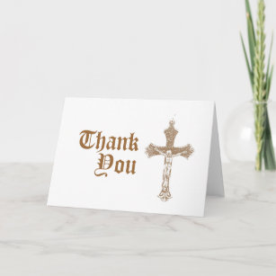 Catholic Thank You Cards | Zazzle UK