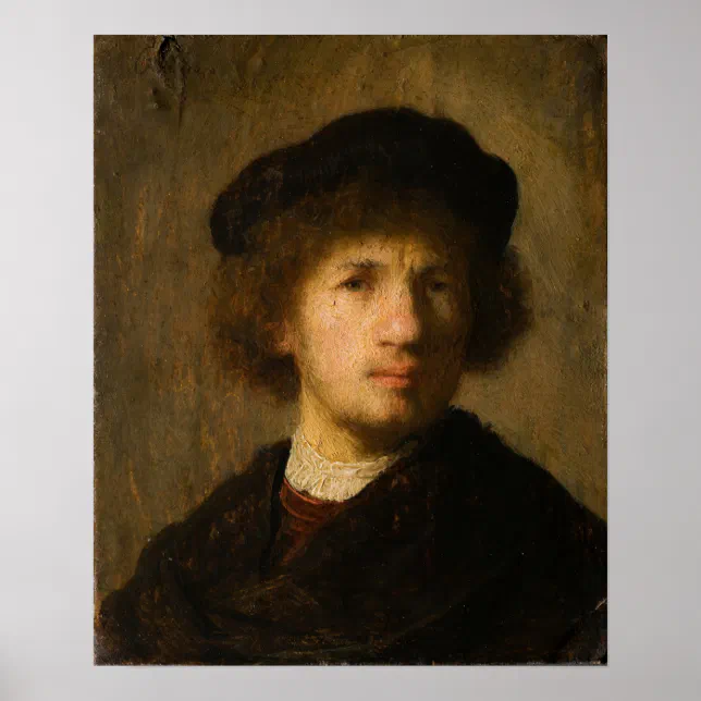 Rembrandt - Self-Portrait Poster | Zazzle