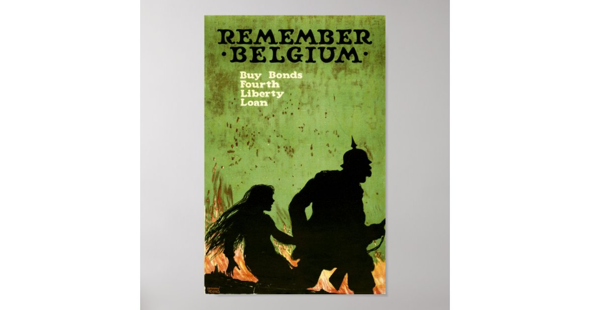 Remember Belgium Poster | Zazzle