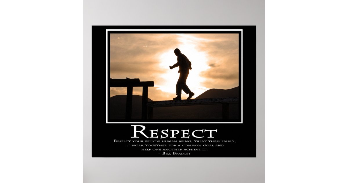 Respect Poster | Zazzle