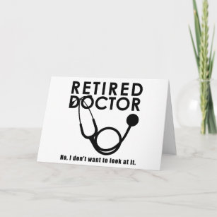 Doctor Retirement Cards | Zazzle UK