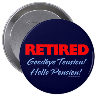 Retirement Badges and Retirement Pins | Zazzle.co.uk