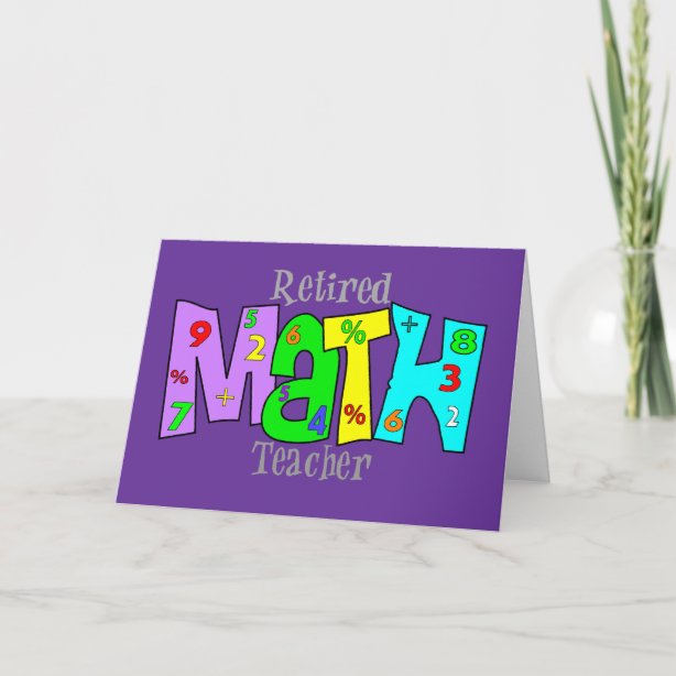 Math Teacher Cards | Zazzle UK