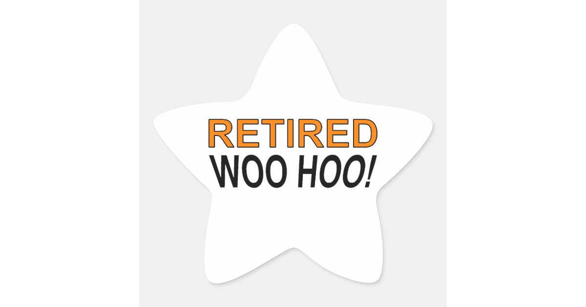 Retired Woo Hoo Star Sticker | Zazzle