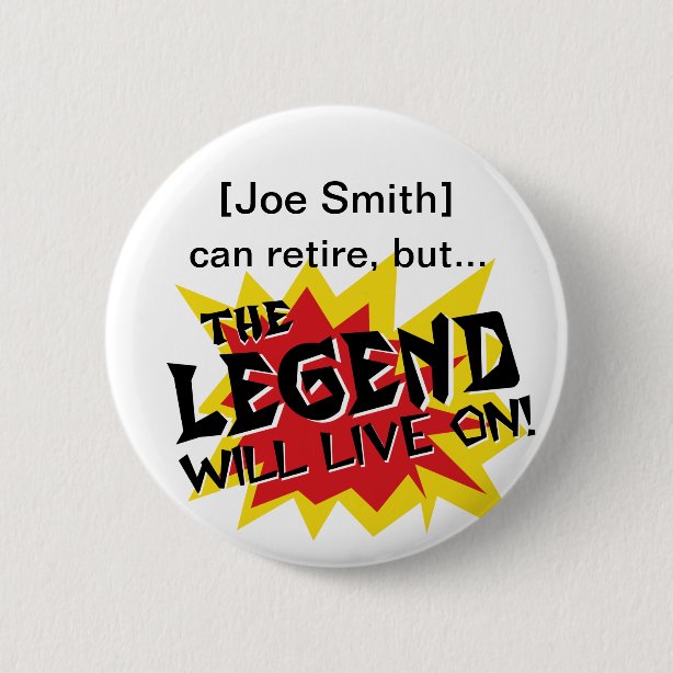 Retirement Badges & Pins | Zazzle UK