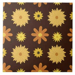 1970s Decorative Ceramic Tiles | Zazzle.co.uk