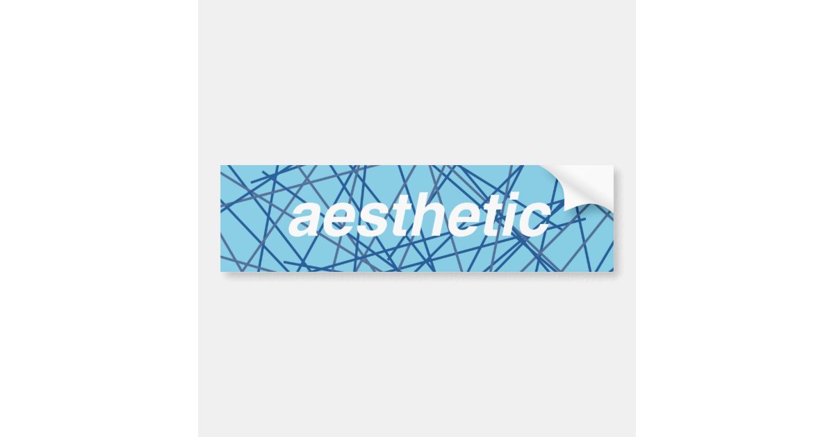 Retro Aesthetic Bumper Sticker! Bumper Sticker | Zazzle