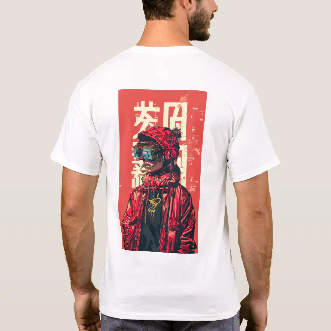 Retro Anime AI MPC Live Billboard Sign T-Shirt | Zazzle