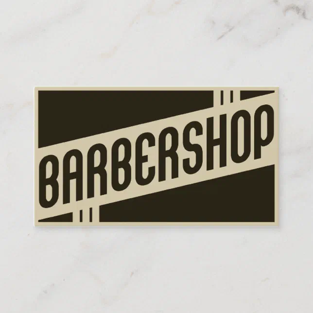 retro barbershop stamp card | Zazzle