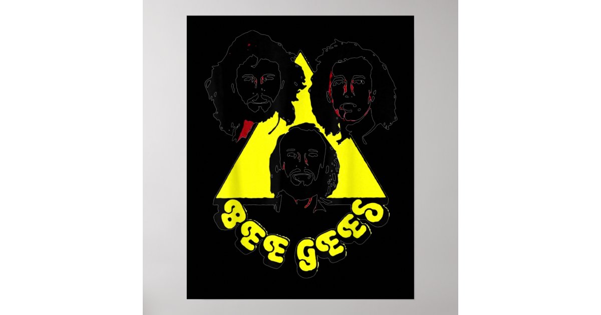Retro Bee Tees Gees Cartoons FanArt Poster | Zazzle