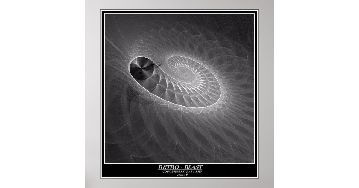 RETRO - BLAST POSTER | Zazzle
