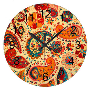 Boho Chic Wall Clocks | Zazzle UK