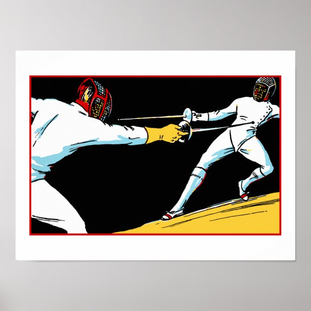 Fencing Posters & Prints | Zazzle UK
