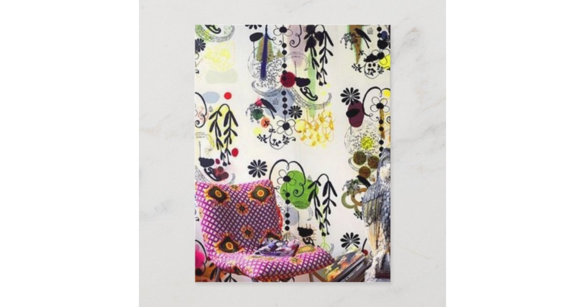 retro funky postcard | Zazzle