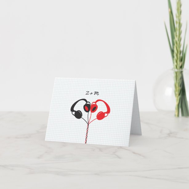 Headphones Cards | Zazzle UK