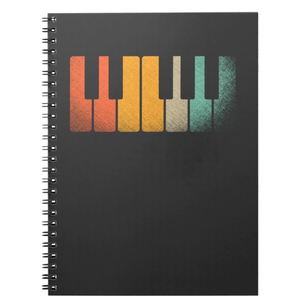Piano Keyboard Notebooks | Zazzle.co.uk