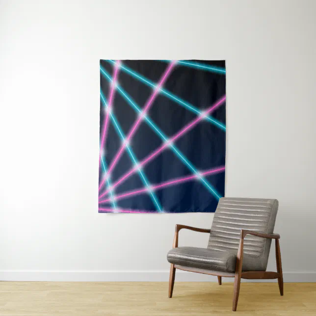 Retro Laser Photo School Portrait Backdrop 80s 90s Tapestry | Zazzle