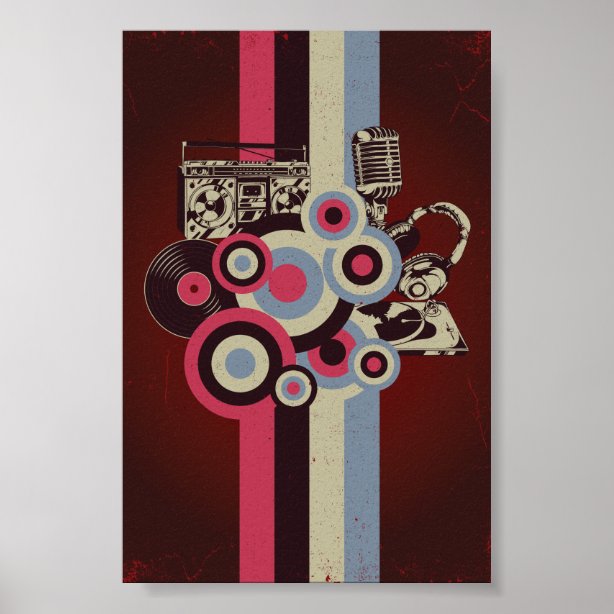 Retro Music Posters & Prints | Zazzle UK