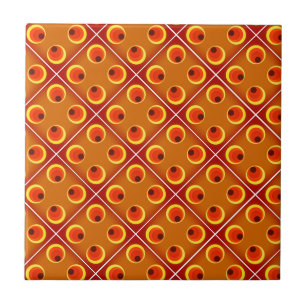 1970s Decorative Ceramic Tiles | Zazzle.co.uk