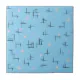 Retro Pattern Atomic Age Tile | Zazzle
