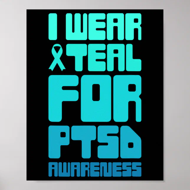 Retro Post Traumatic Stress Ptsd Awareness 1 Poster | Zazzle