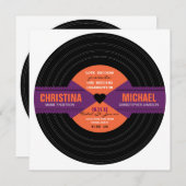 Retro Record Invitation | Zazzle