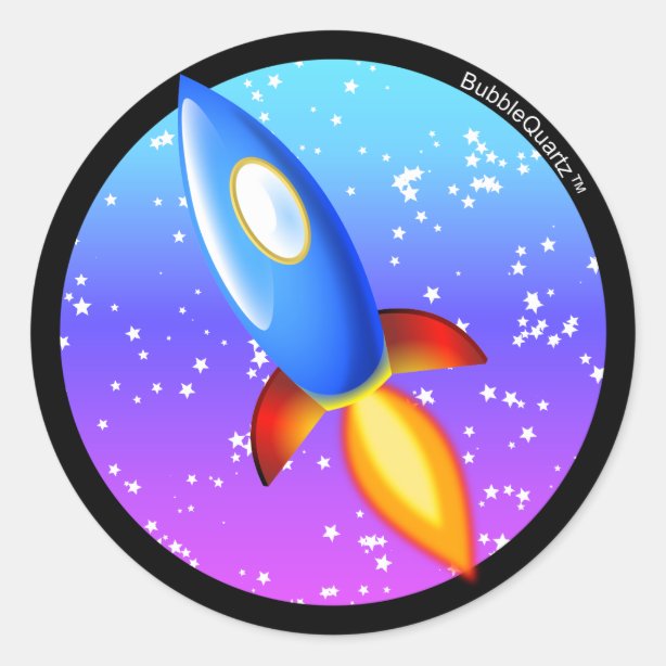 Rocket Stickers & Labels | Zazzle UK