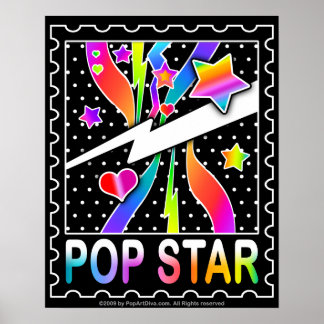 Pop Star Posters | Zazzle.co.uk