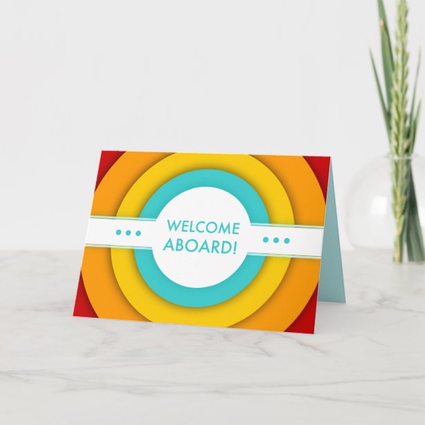Welcome Aboard Cards | Zazzle UK