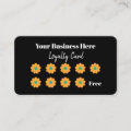 Retro Yellow Daisy Business Loyalty Card | Zazzle