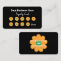 Retro Yellow Daisy Business Loyalty Card | Zazzle